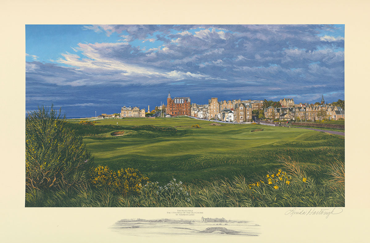 17th Hole, Road Hole, St Andrews 2015 – Linda Hartough Golf Landscapes
